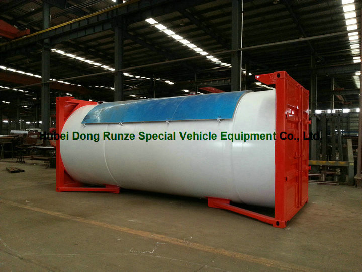 Envase de los tanques de almacenamiento del acero los 20ft LPG con la ...